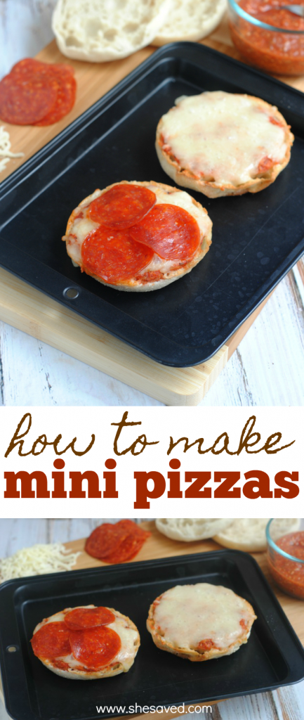 Easy Mini Pizza Recipe - SheSaved®