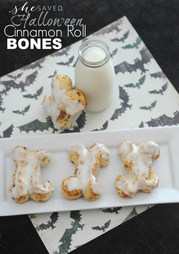 Halloween Cinnamon Roll Bones Recipe - She Saved