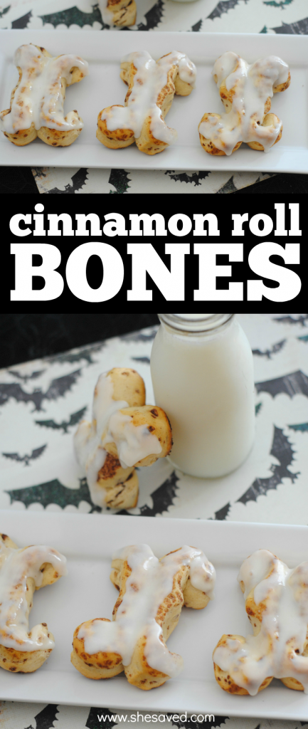 Halloween Cinnamon Roll Bones Recipe - She Saved