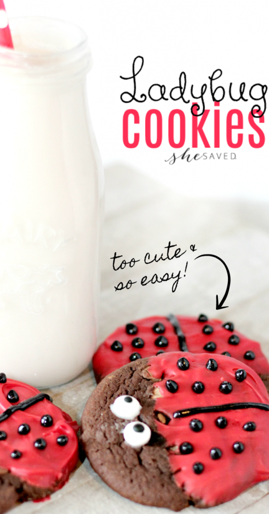 Easy Ladybug Cookies - SheSaved®