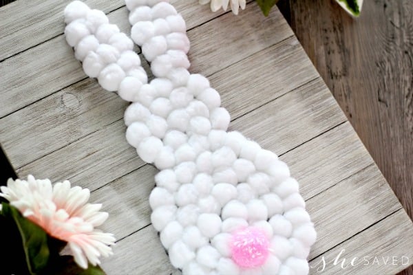EASY DIY Easter Bunny Wall Hanging - SheSaved®
