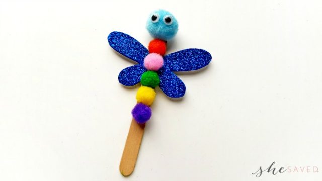 DIY Easy Dragonfly Craft Project - SheSaved®